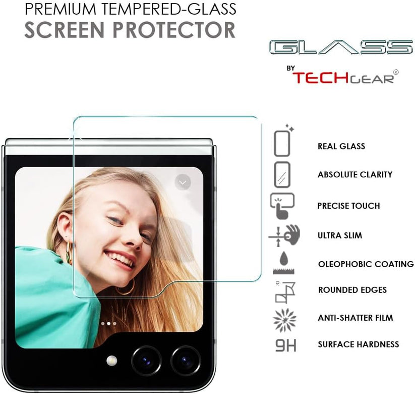 Samsung Galaxy Z Flip5 Tempered Glass Screen Protectors – Techgear